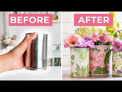 20 DIY Project Ideas With Tin Cans - Working the Flame