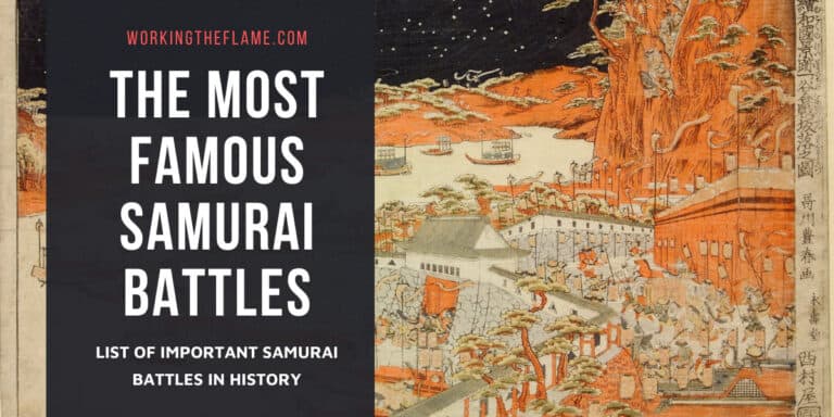 List of Most Famous Samurai Battles in History [Updated] - Working the ...