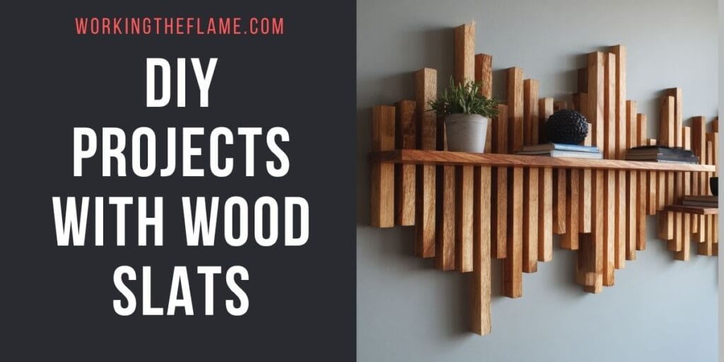 18 DIY Project Ideas With Wood Slats - Working the Flame