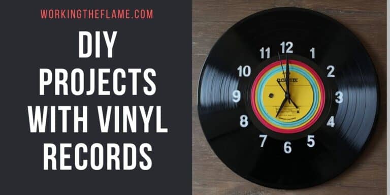 16 DIY Projects With Records (Easy & Creative) - Working the Flame