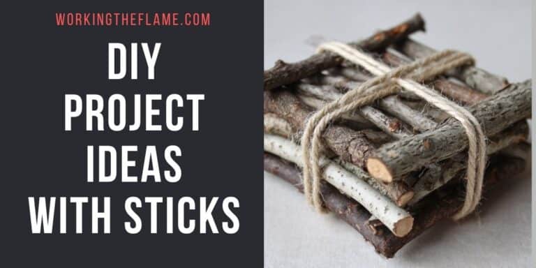 20 DIY Project Ideas With Sticks (Home & Garden) - Working the Flame