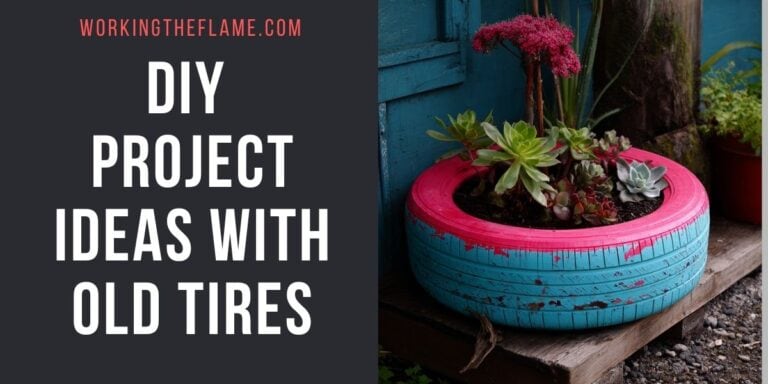 26 DIY Project Ideas With Tires (Practical & Easy) - Working the Flame