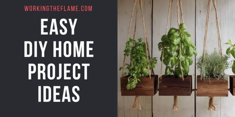 30 Easy DIY Project Ideas for the Home - Working the Flame