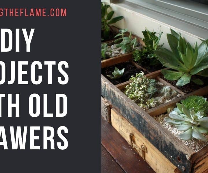 20 DIY Projects With Old Drawers