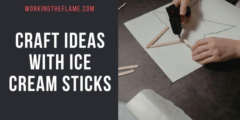 20 Craft Ideas With Ice Cream Sticks - Working the Flame